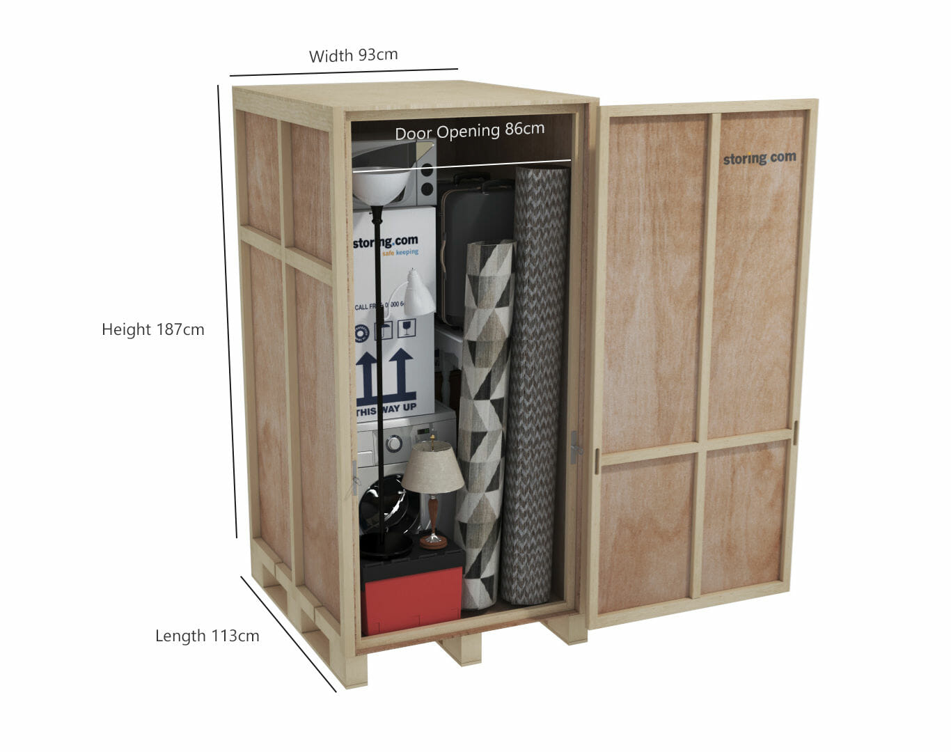 12sq ft Storage Unit - Unbeatable Prices - storing.com